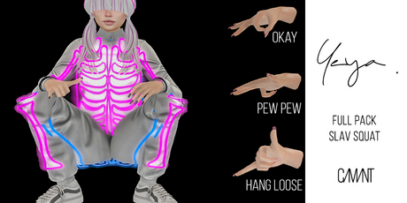 Second Life Marketplace Slav Squat Full Pack